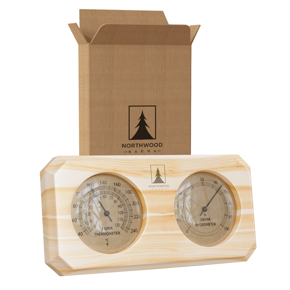 Sauna Thermometer and Hygrometer | Northwood Sauna™